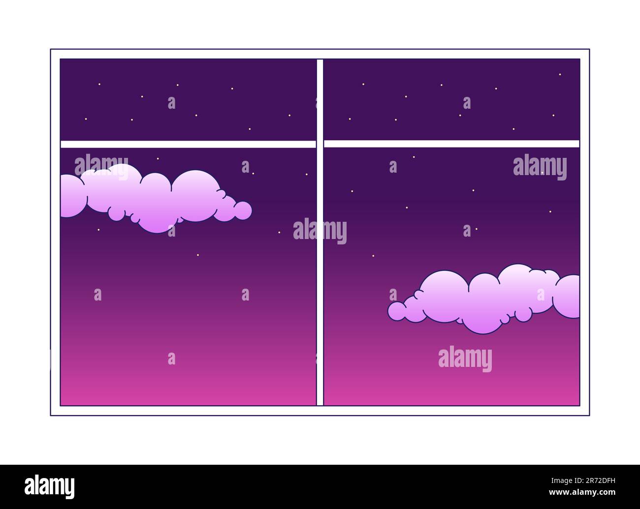 Scenery of afternoon view Stock Vector Images - Alamy