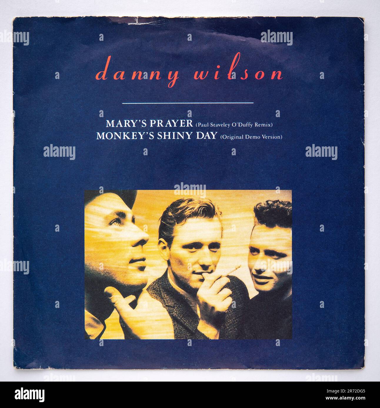 Picture cover of the seven inch single version of Mary's Prayer by Danny Wilson, which was ...