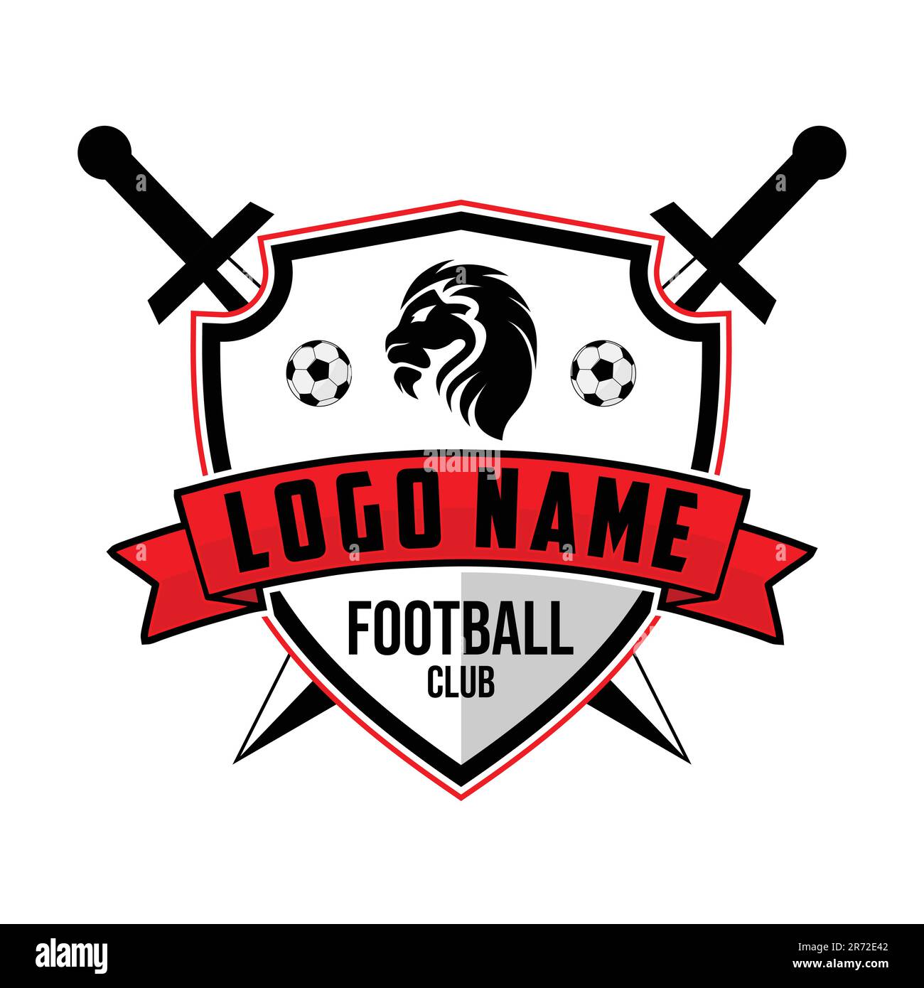 Soccer Logo or Football Club Sign Badge Stock Vector Image & Art - Alamy
