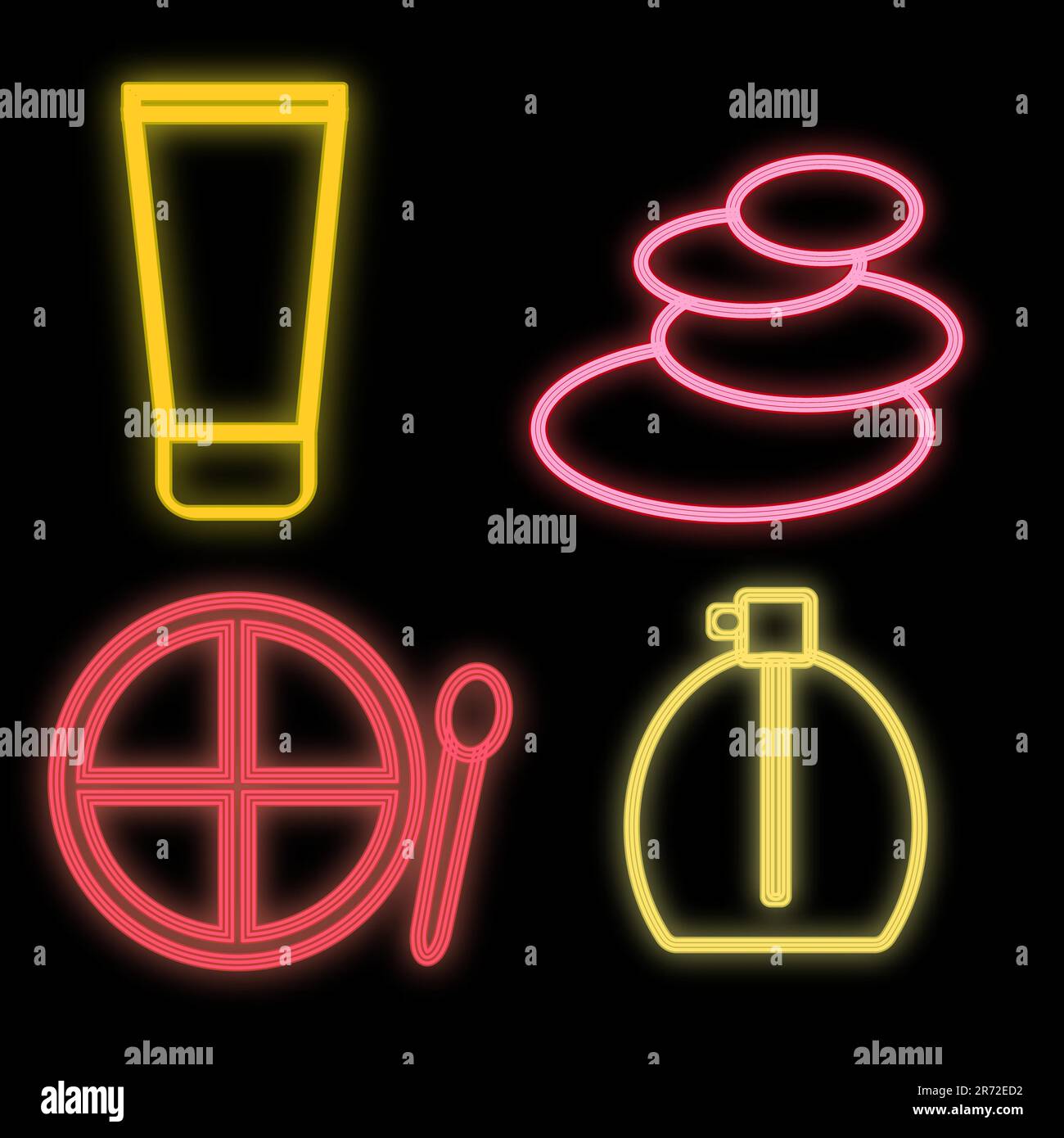 Bottle shampoo on soft Stock Vector Images - Alamy