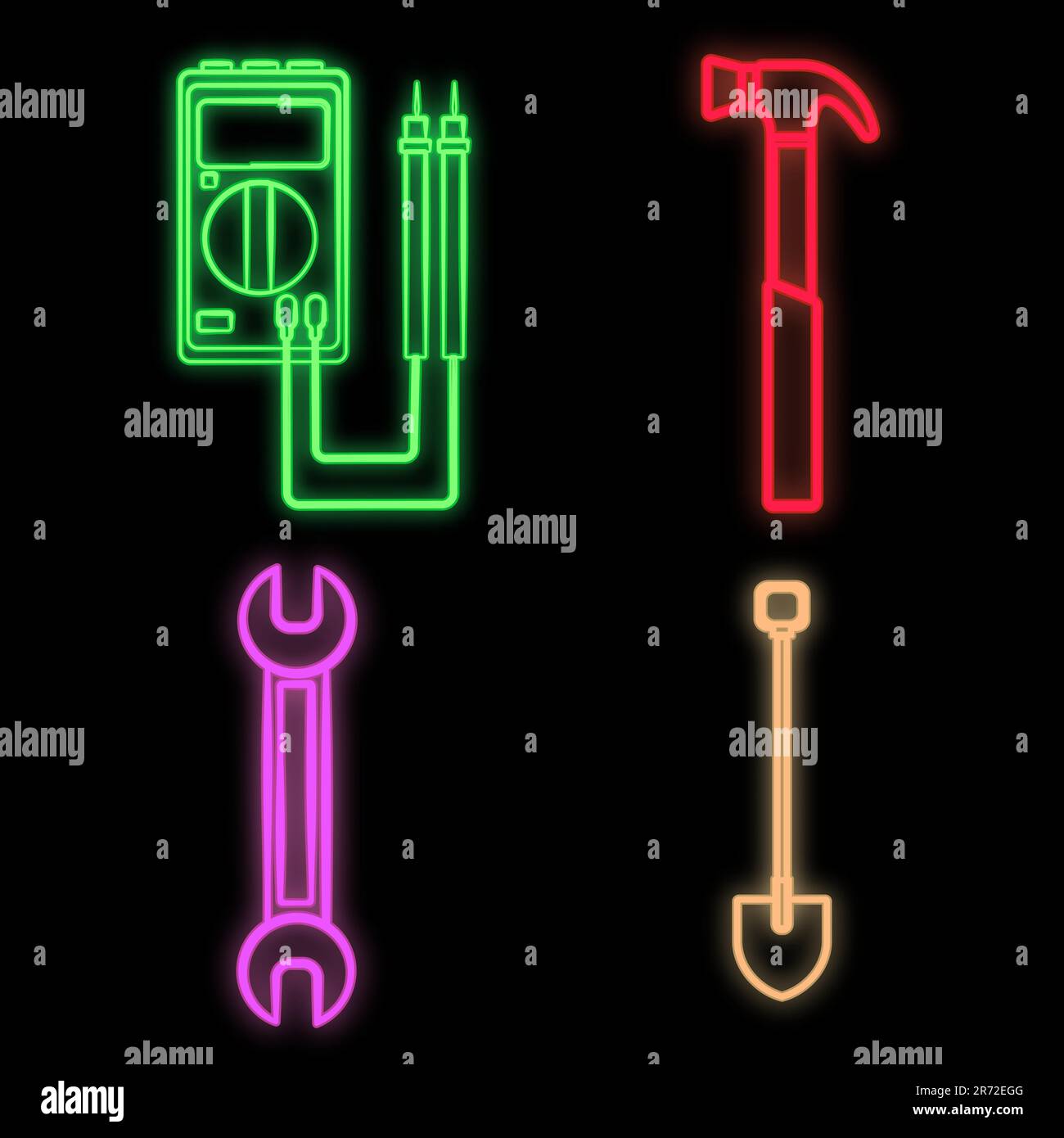 Neon tester hi-res stock photography and images - Alamy