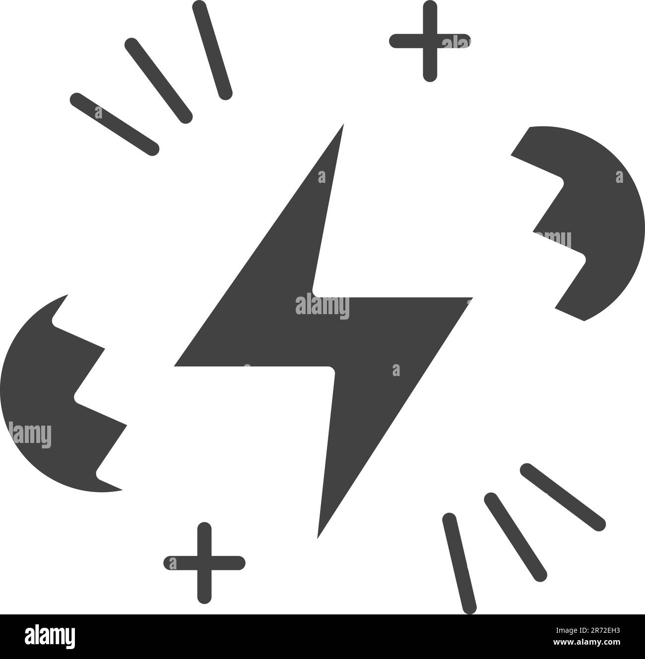 Nuclear Fission icon vector image. Suitable for mobile application web application and print ...