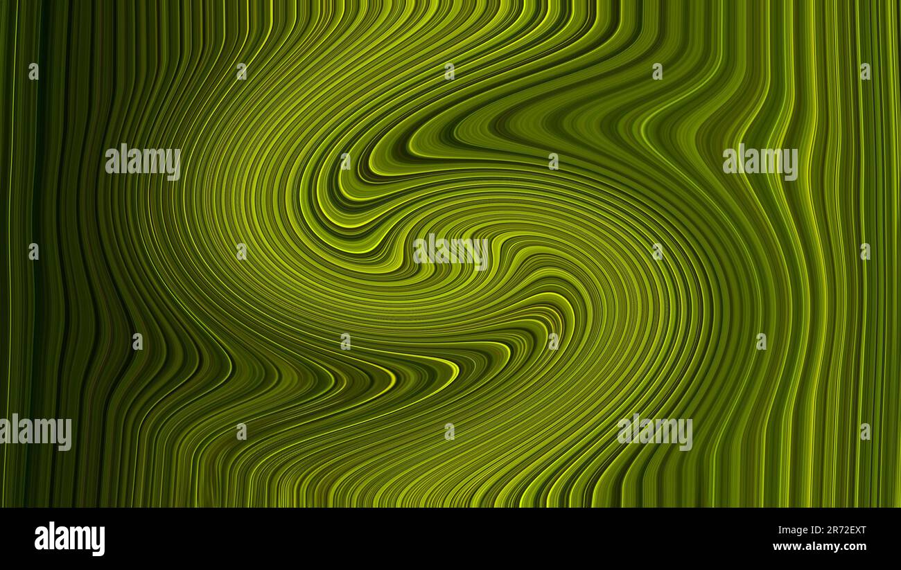 Abstract, linear, curved green background Stock Photo - Alamy