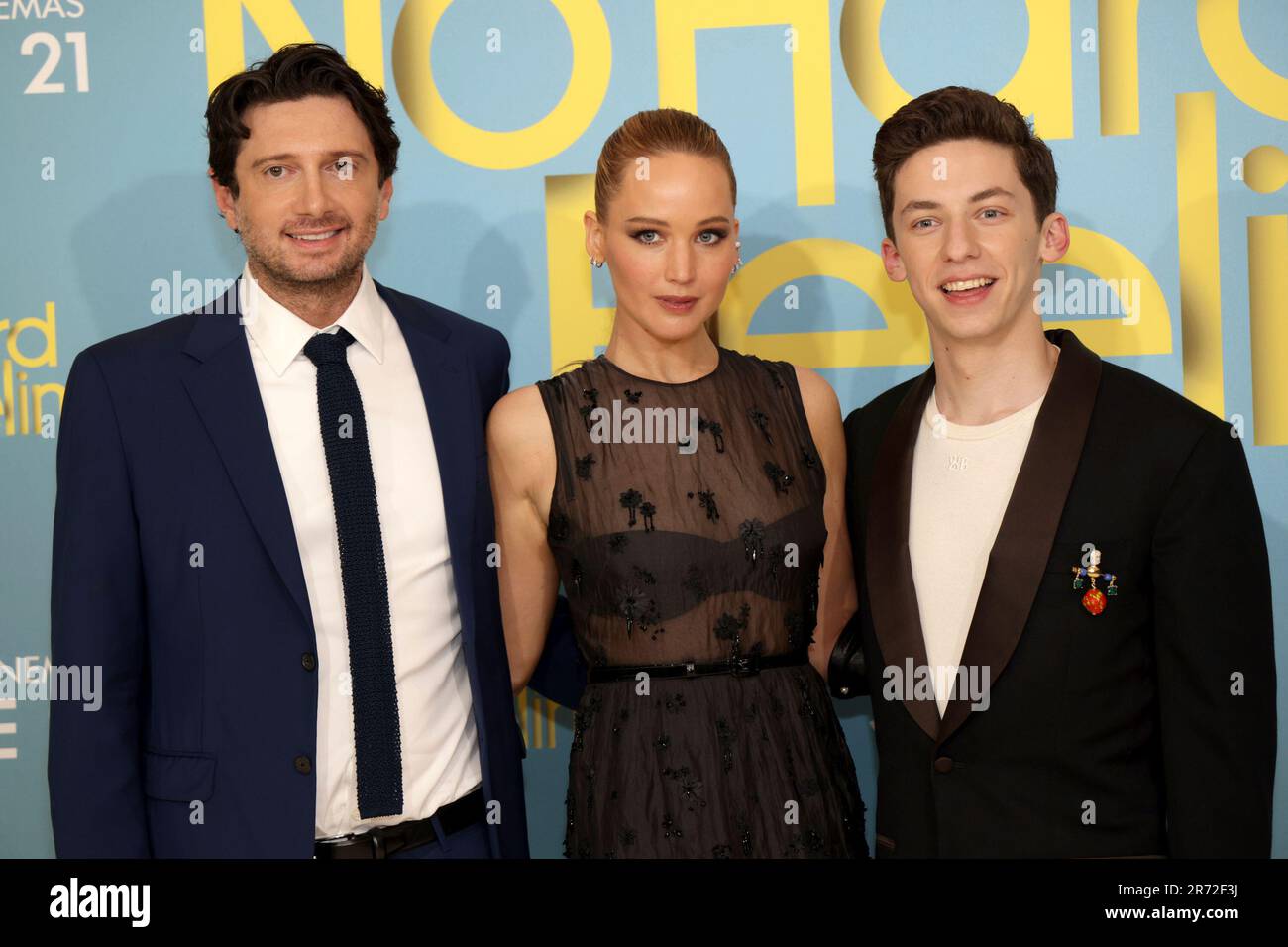 Writer/director Gene Stupnitsky, from left, Jennifer Lawrence and ...