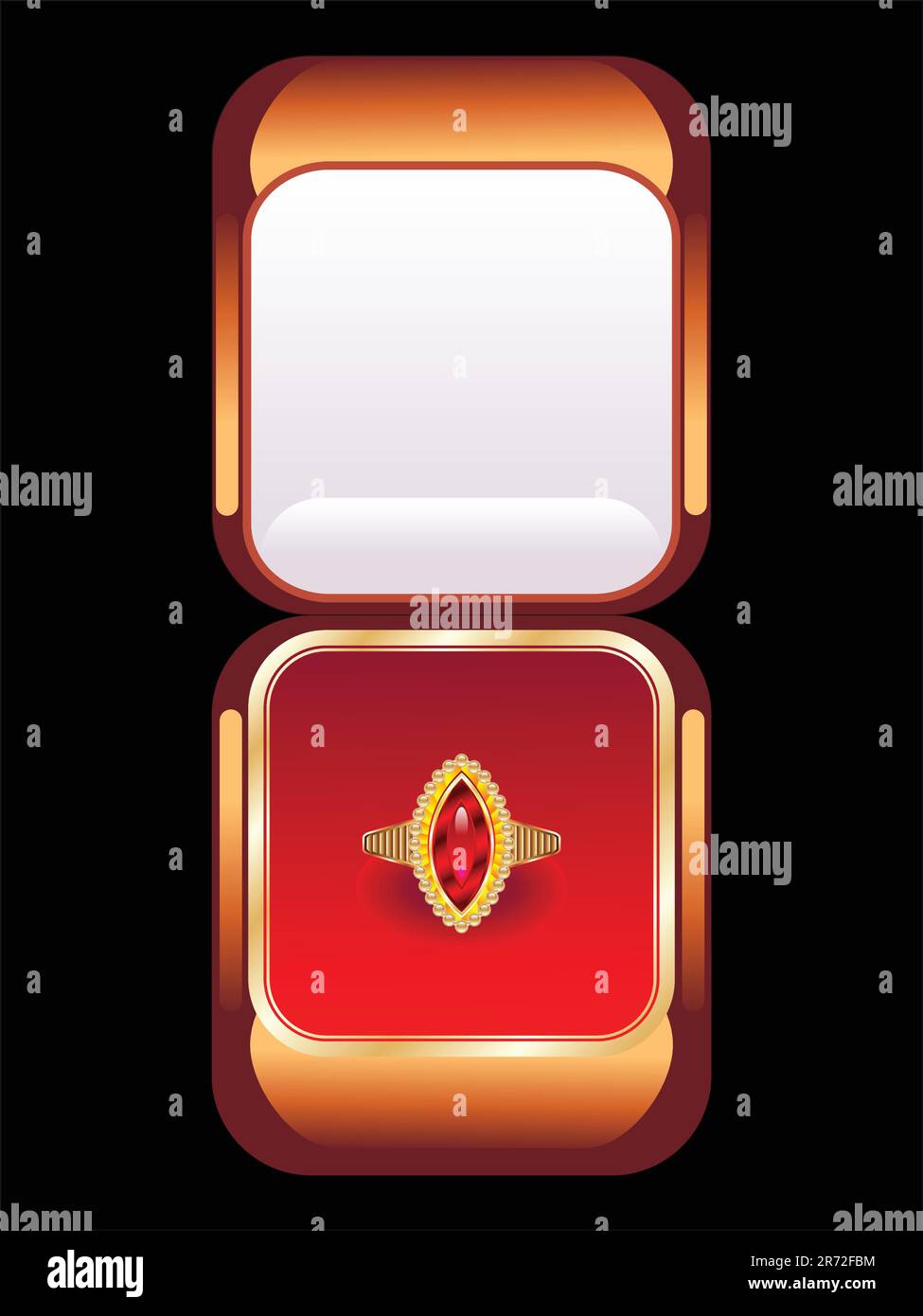 abstract jewel ring vector illustration Stock Vector Image & Art - Alamy