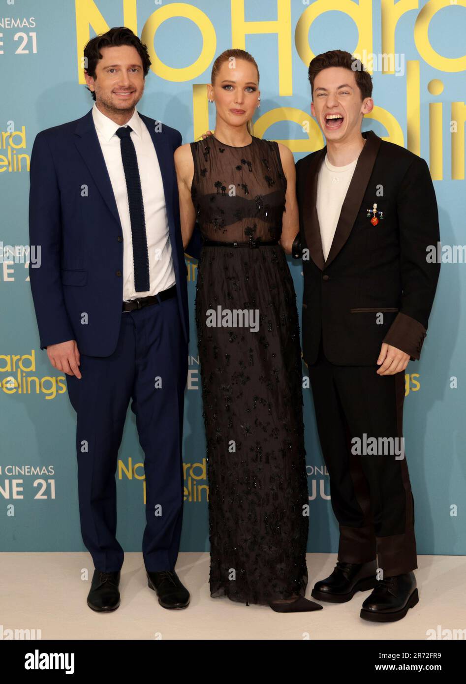Writer/director Gene Stupnitsky, from left, Jennifer Lawrence and ...