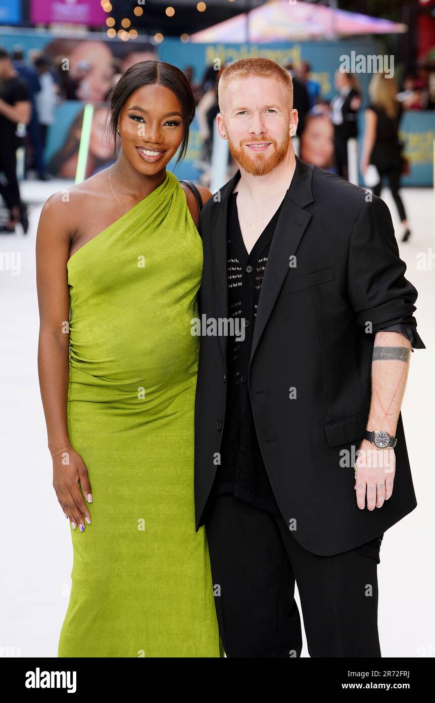 Chyna Mills and Neil Jones arrive for the UK premiere of No Hard ...