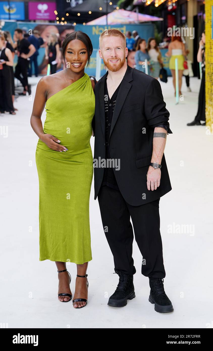 Chyna Mills and Neil Jones arrive for the UK premiere of No Hard ...