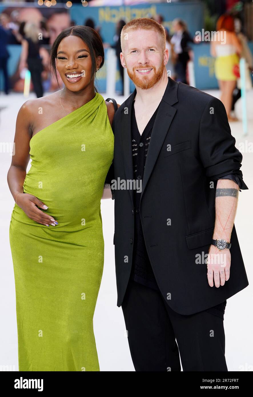 Chyna Mills and Neil Jones arrive for the UK premiere of No Hard ...