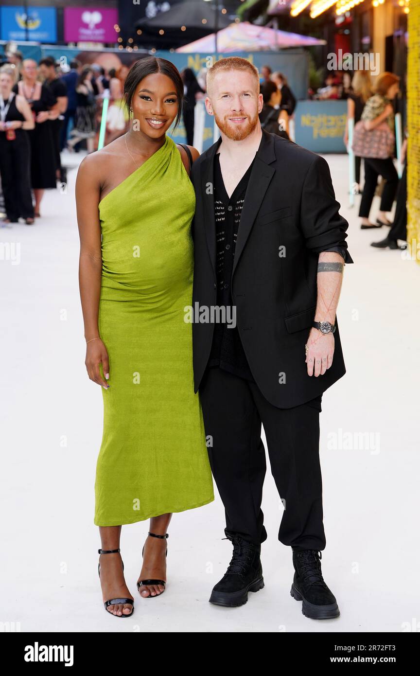 Chyna Mills and Neil Jones arrive for the UK premiere of No Hard ...