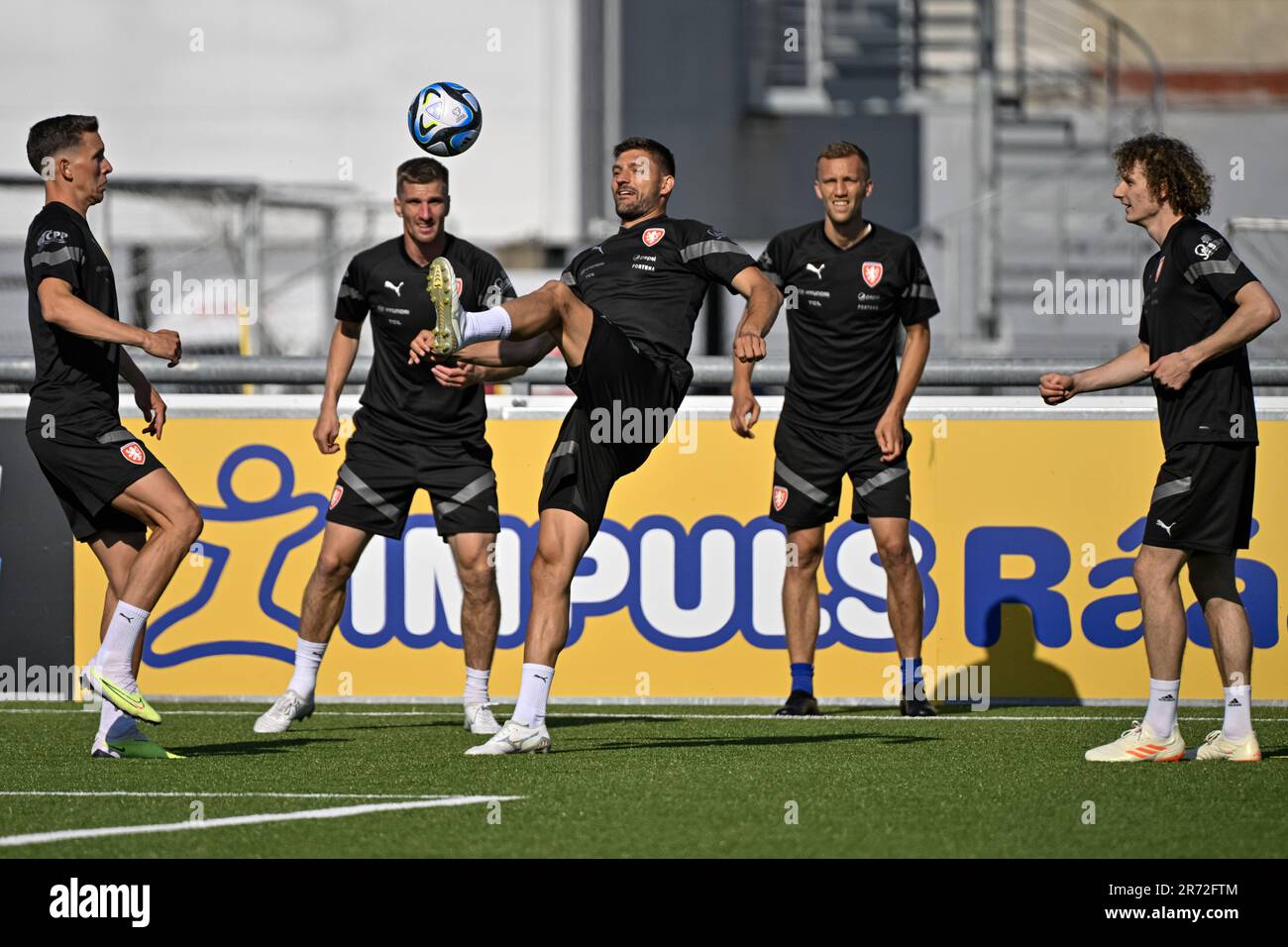 Prague, Czech Republic. 12th June, 2023. Trenink ceske fotbalove ...