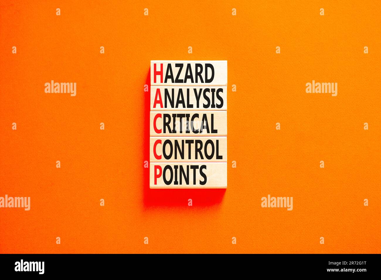 HACCP symbol. Concept words HACCP hazard analysis critical control ...