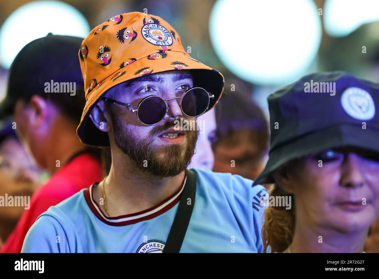 Fans during Manchester City's Treble victory parade at St Peter’s ...