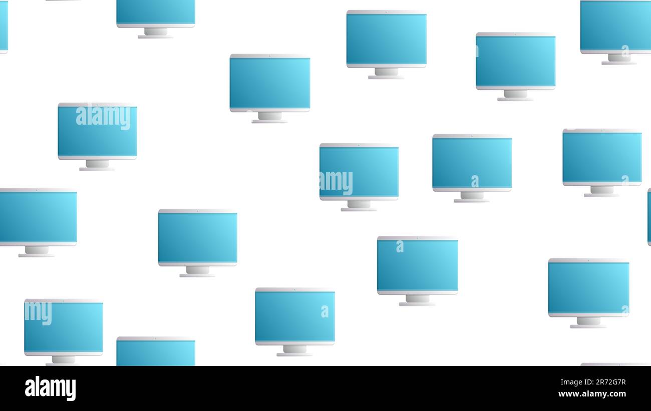 Endless seamless pattern of beautiful digital virtual virtual modern ...