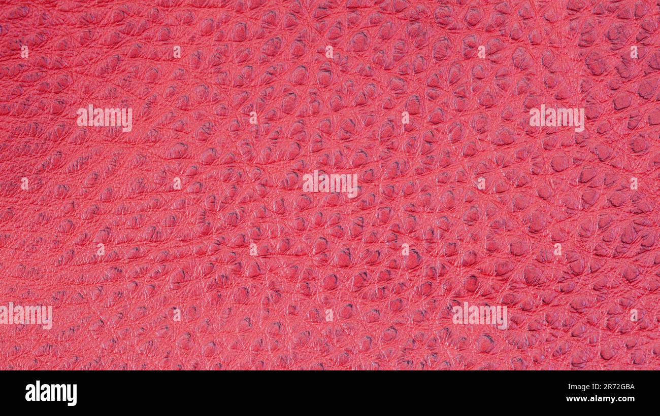 Red leather background with rough surface, texture closeup Stock Photo ...