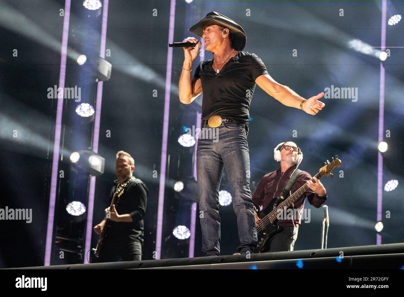 Tim McGraw performs during the 2023 CMA Fest on Sunday, June 11, 2023 ...