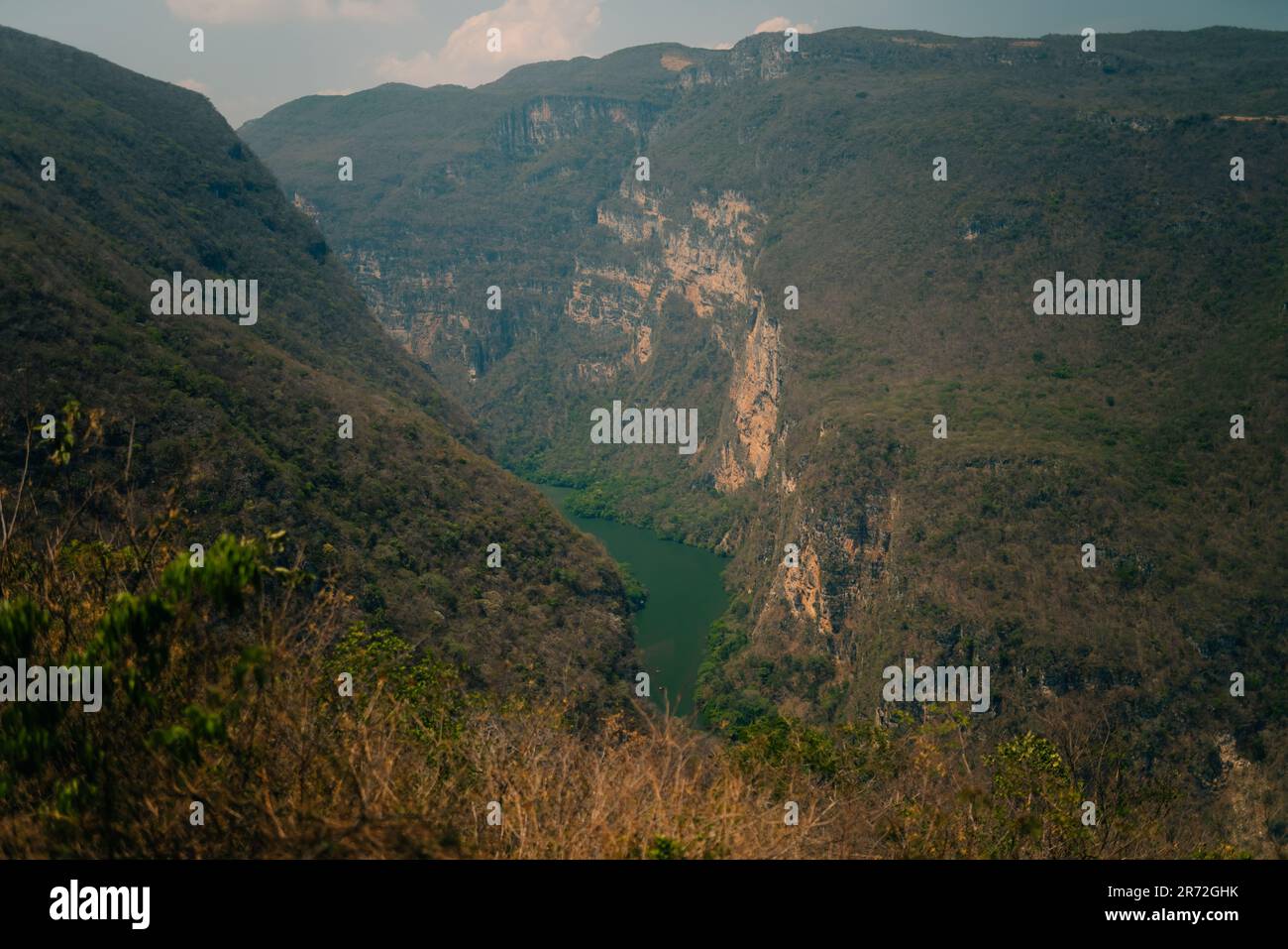 Sumidero Canyon Chiapas Mexico in Grijalva river. High quality photo ...