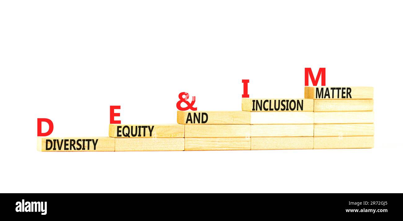 DEI Diversity equity inclusion matter symbol. Concept words DEI ...