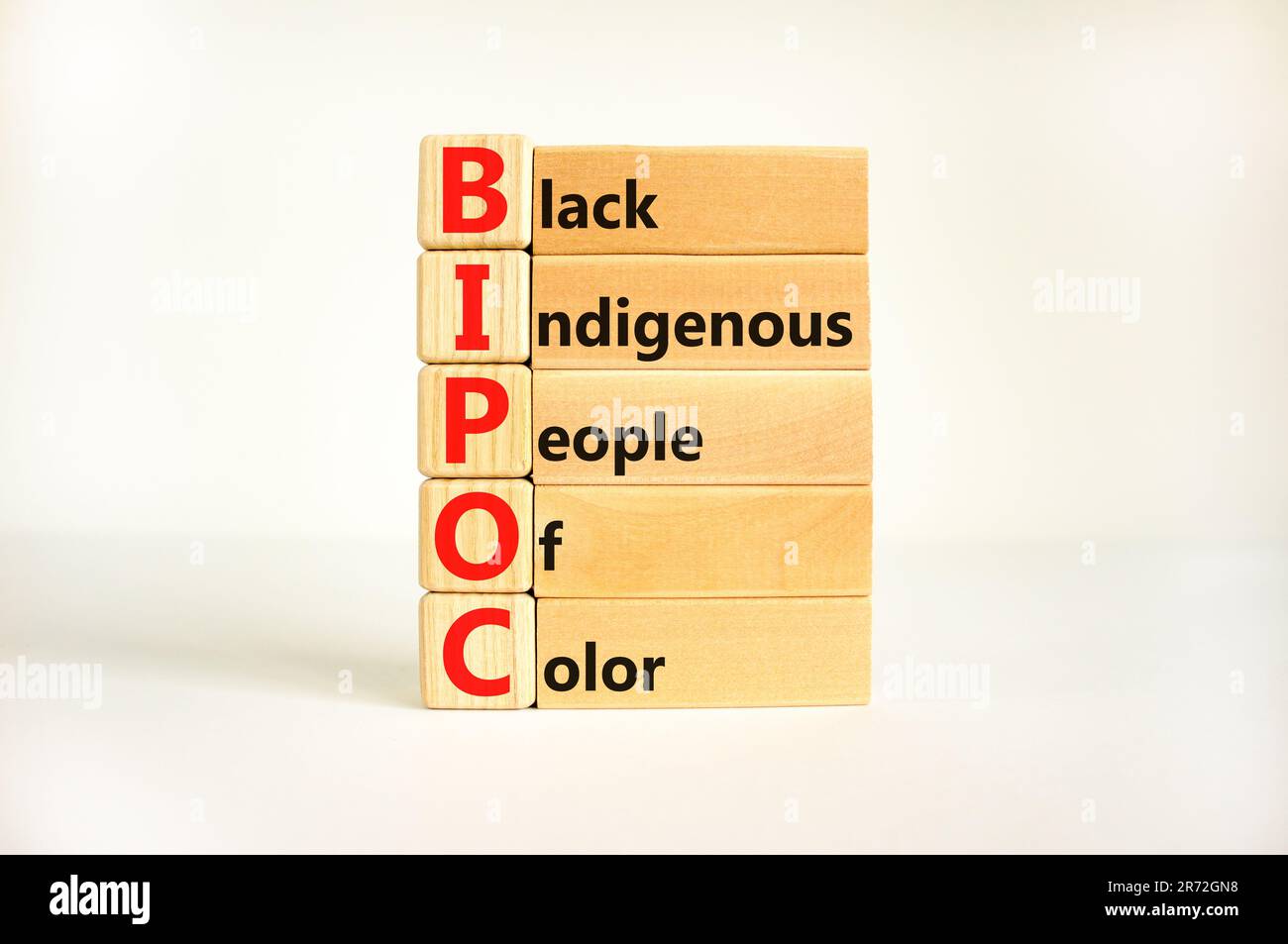 BIPOC black indigenous people of color symbol. Concept words BIPOC ...
