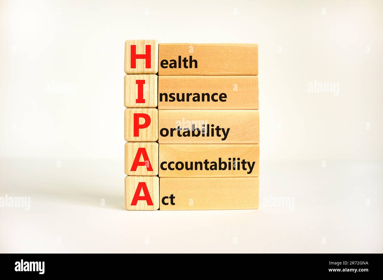 HIPAA symbol. Concept words HIPAA health insurance portability ...