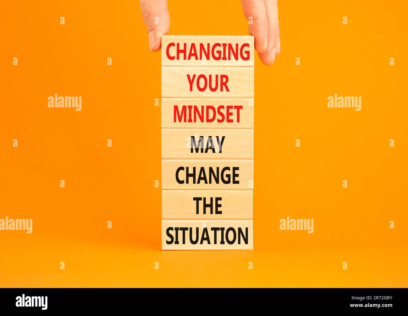 Changing mindset symbol. Concept words Changing your mindset may change ...