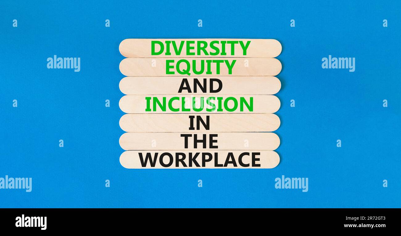 Diversity equity inclusion symbol. Concept words Diversity Equity and ...