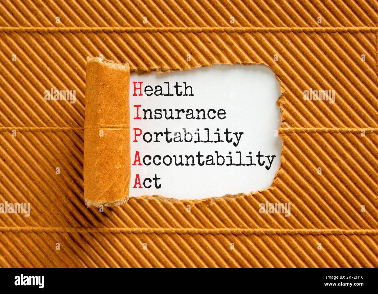 HIPAA symbol. Concept words HIPAA health insurance portability ...