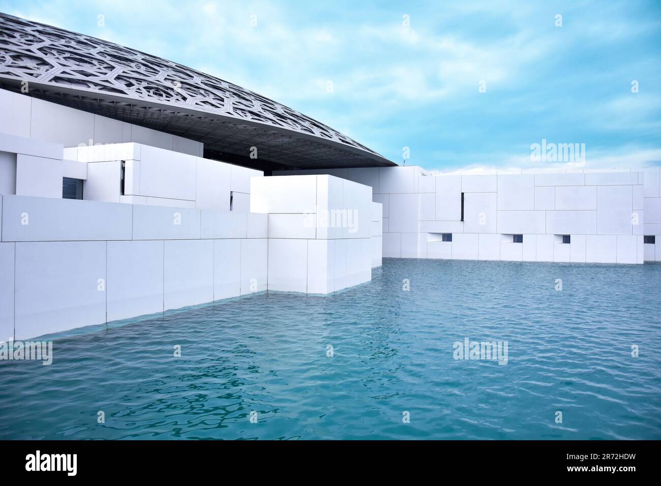 Louvre museum aerial view hi-res stock photography and images - Alamy