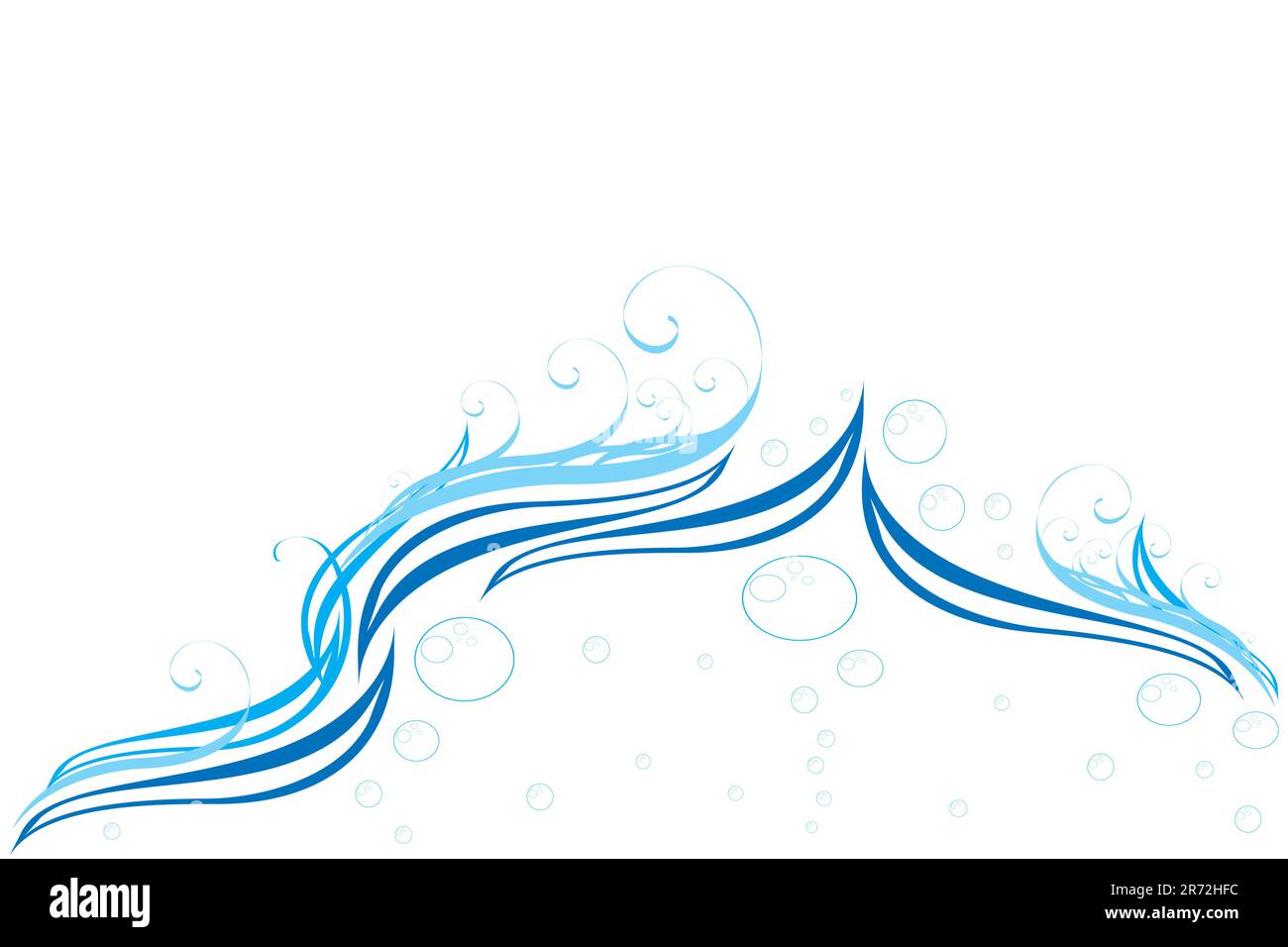 Blue mineral water in Stock Vector Images - Alamy