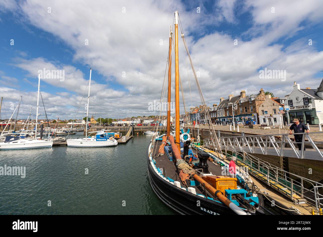 Reaper ship, Harbour, Anstruther, Fife, Scotland, UK Stock Photo - Alamy