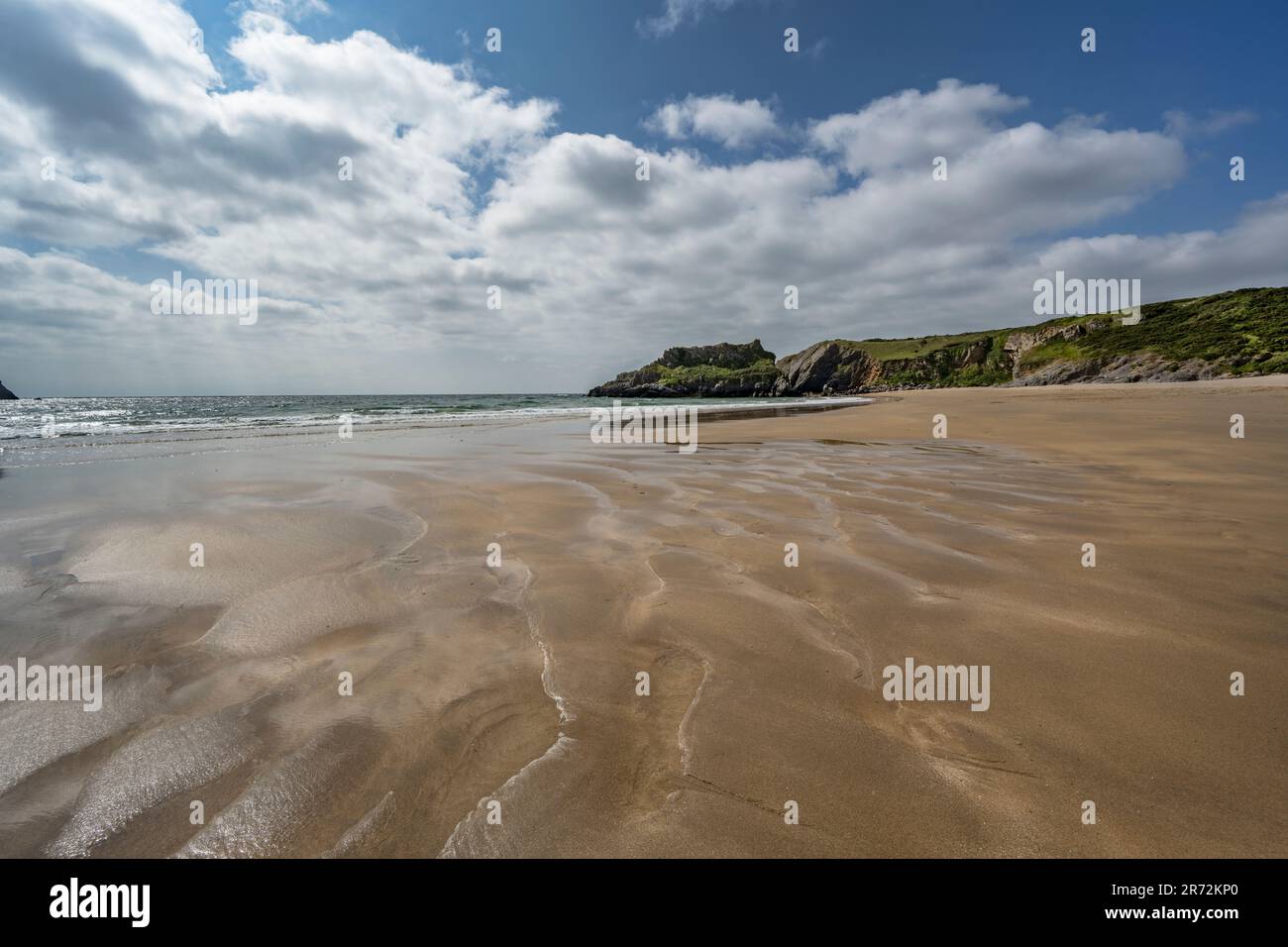 Broadhaven sands South in Wales one of the best sandy beaches in the UK ...