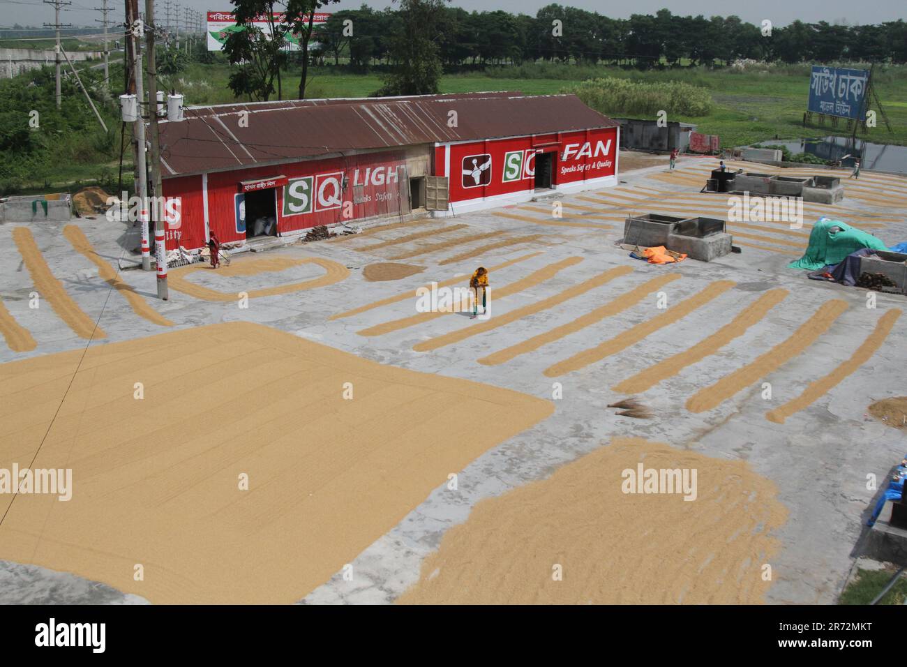 Munshiganj, Dhaka, Bangladesh. 29th Sep, 2022. Rice mill workers turn ...