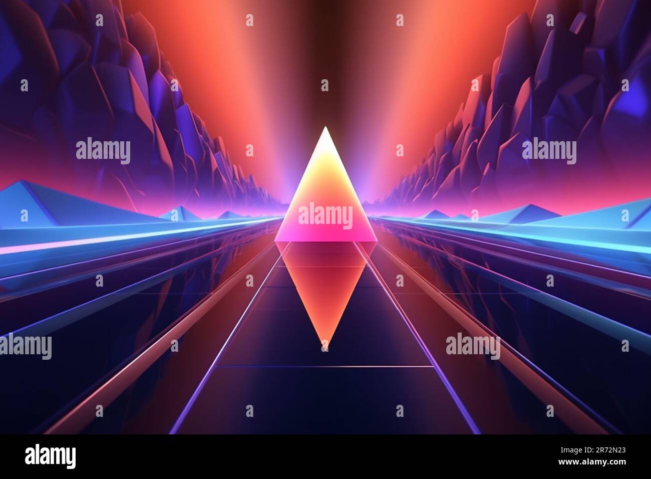 3D rendering abstract colorful background banner or wallpaper, graphic ...