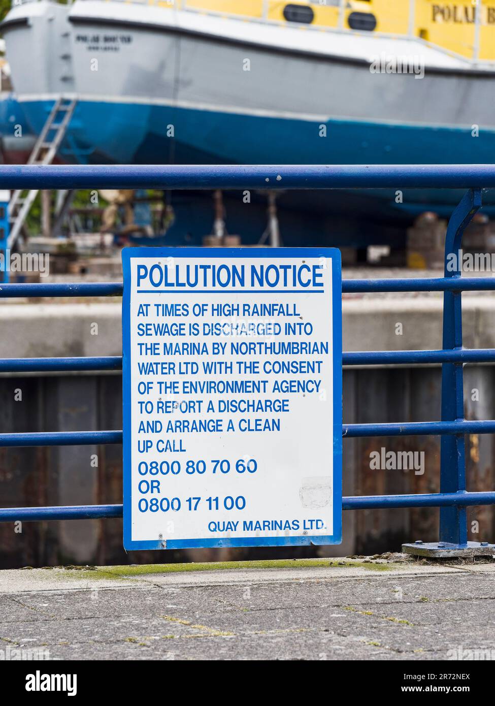 Water pollution notice hi-res stock photography and images - Alamy
