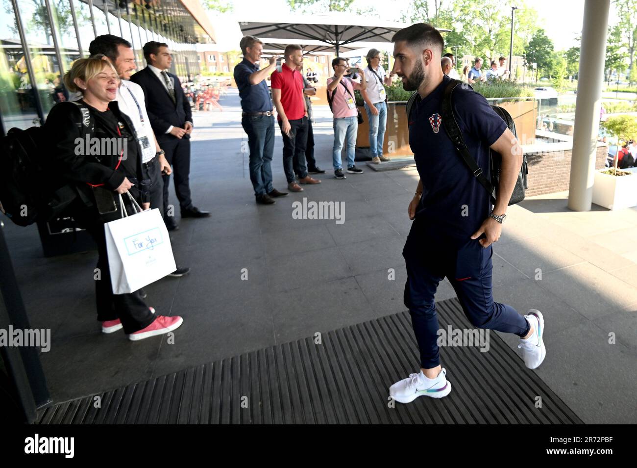 Rotterdam, Netherlands. 12th June, 2023. Luka Ivanusec of Croatia ...