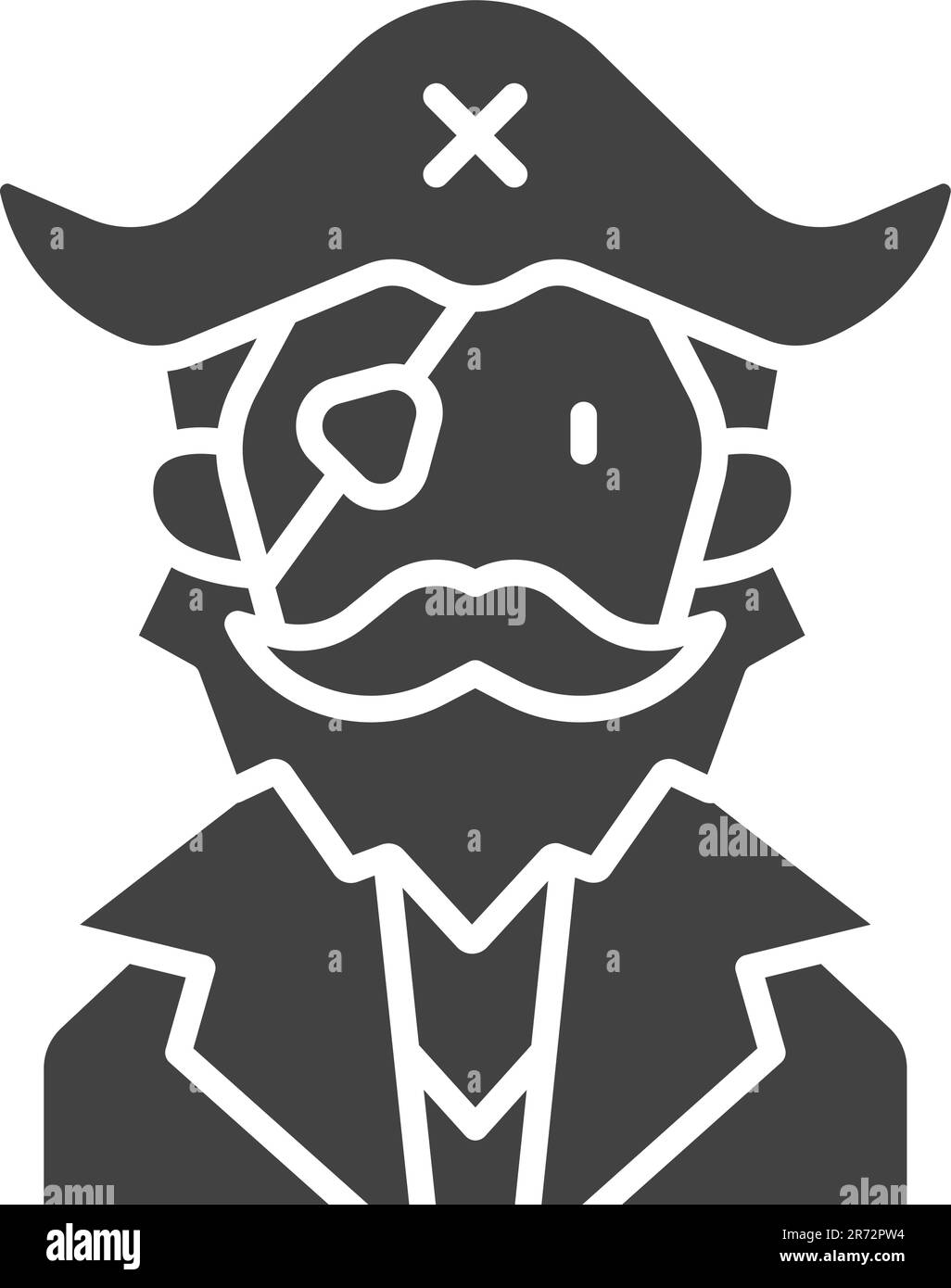 Pirate icon vector image. Suitable for mobile application web ...