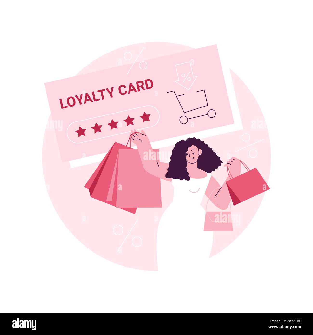 Loyalty program abstract concept vector illustration. Personalized ...