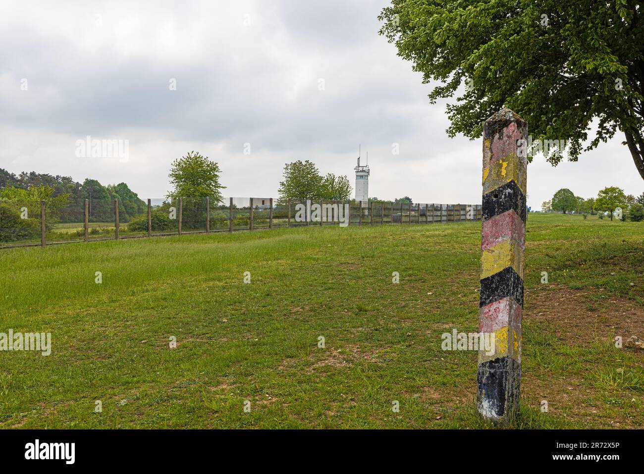 Impression of the border museum Point Alpha at the Thuringian-Hessian ...