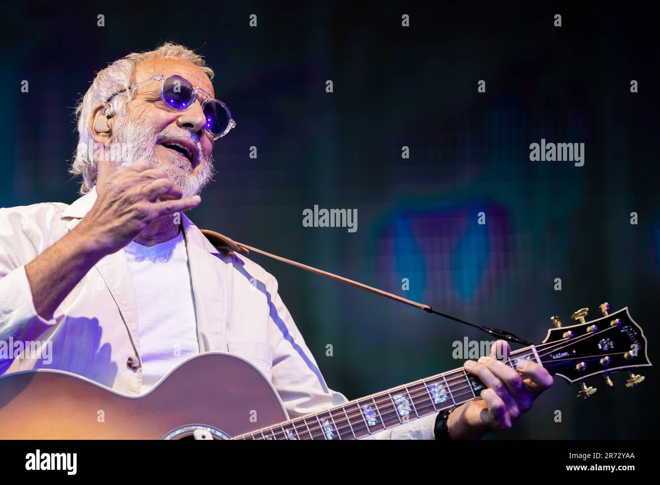 Berlin, Germany. 12th June, 2023. Cat Stevens, aka Yusuf, performs at ...