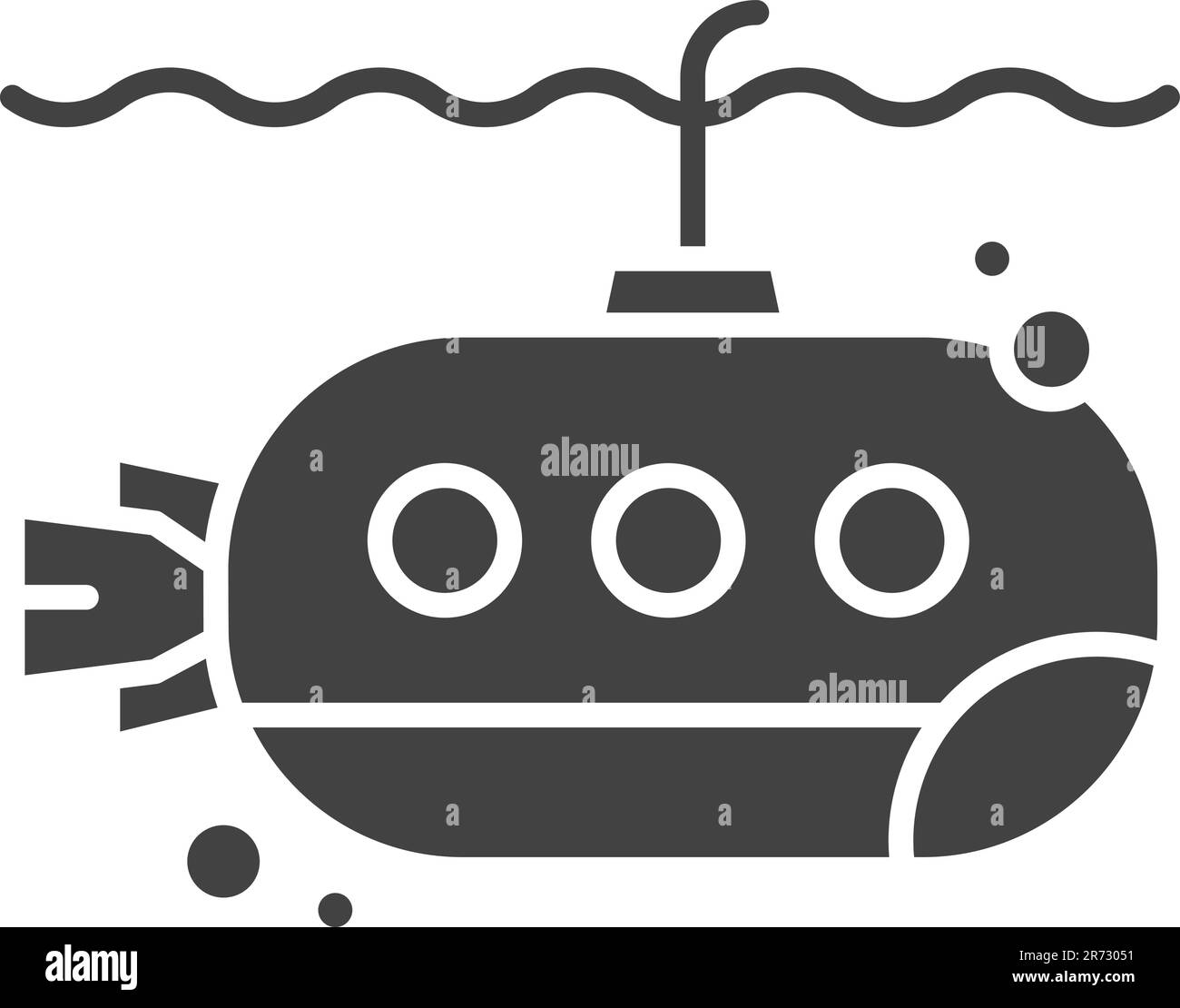 Submarine icon vector image Stock Vector Image & Art - Alamy