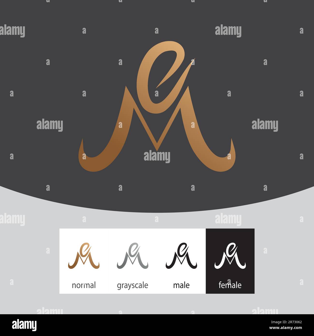 M e logo hi-res stock photography and images - Alamy