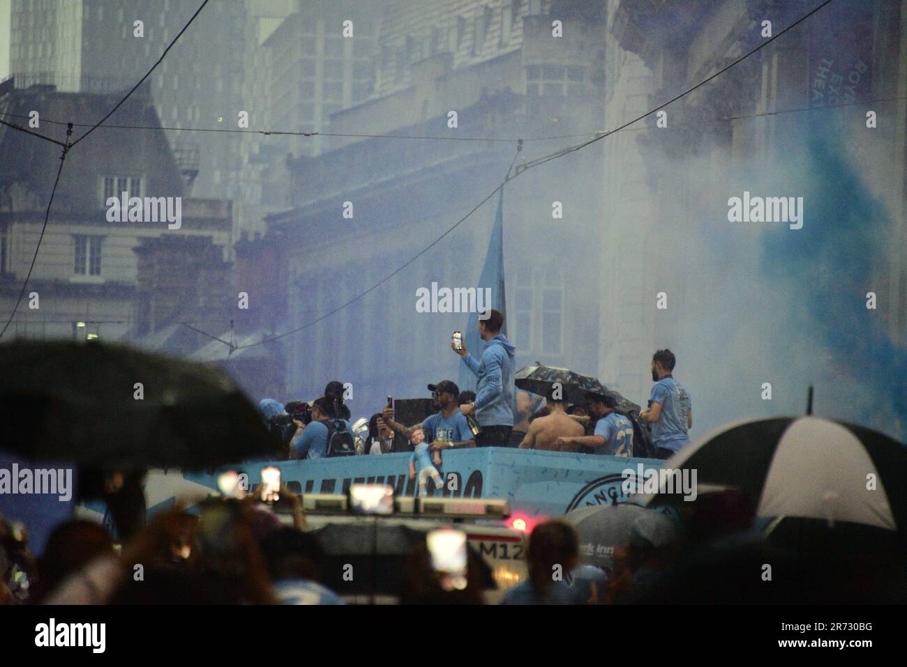 Manchester, UK. 12th June, 2023. Manchester City Football Club holds an ...