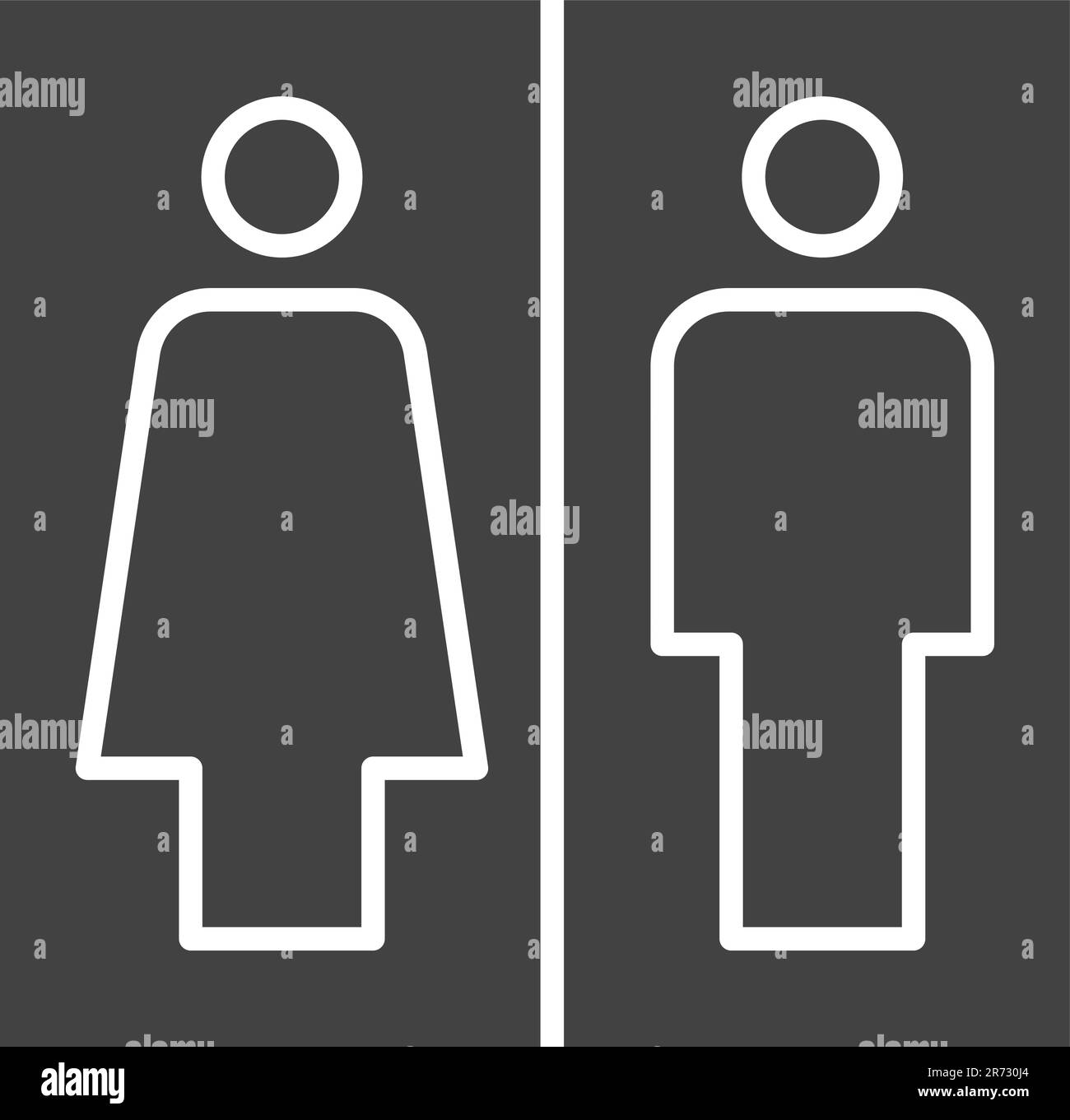 Toilet icon vector image Stock Vector Image & Art - Alamy