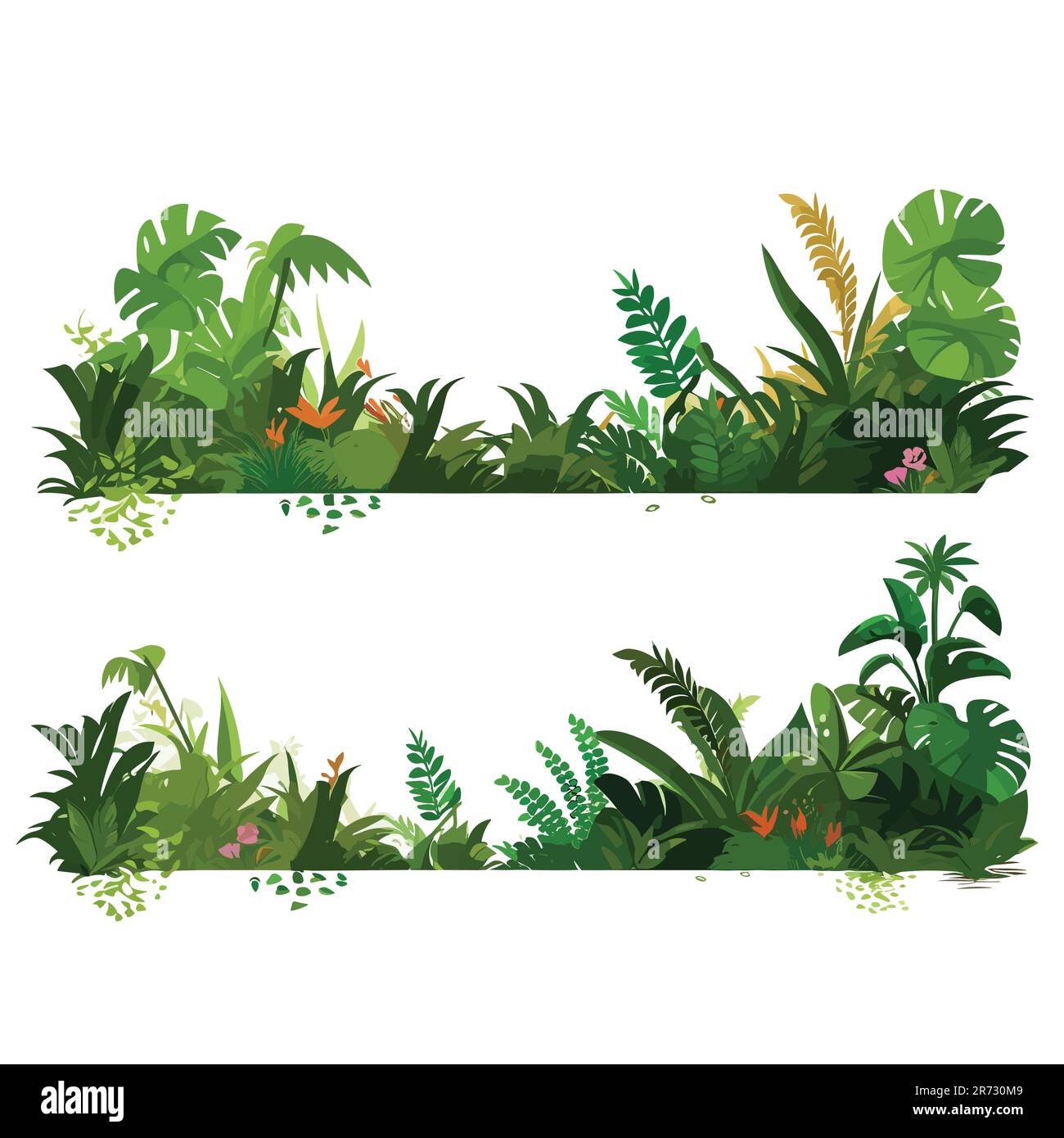 Vegetation vector vectors Stock Vector Images - Alamy