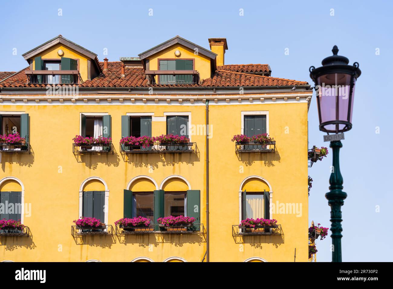 Close up detail with old medieval architecture venetian window Stock ...