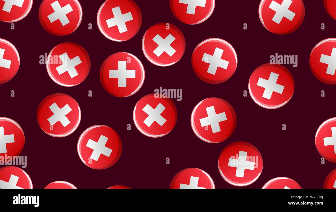 Endless seamless pattern of medical scientific medical items of the ...