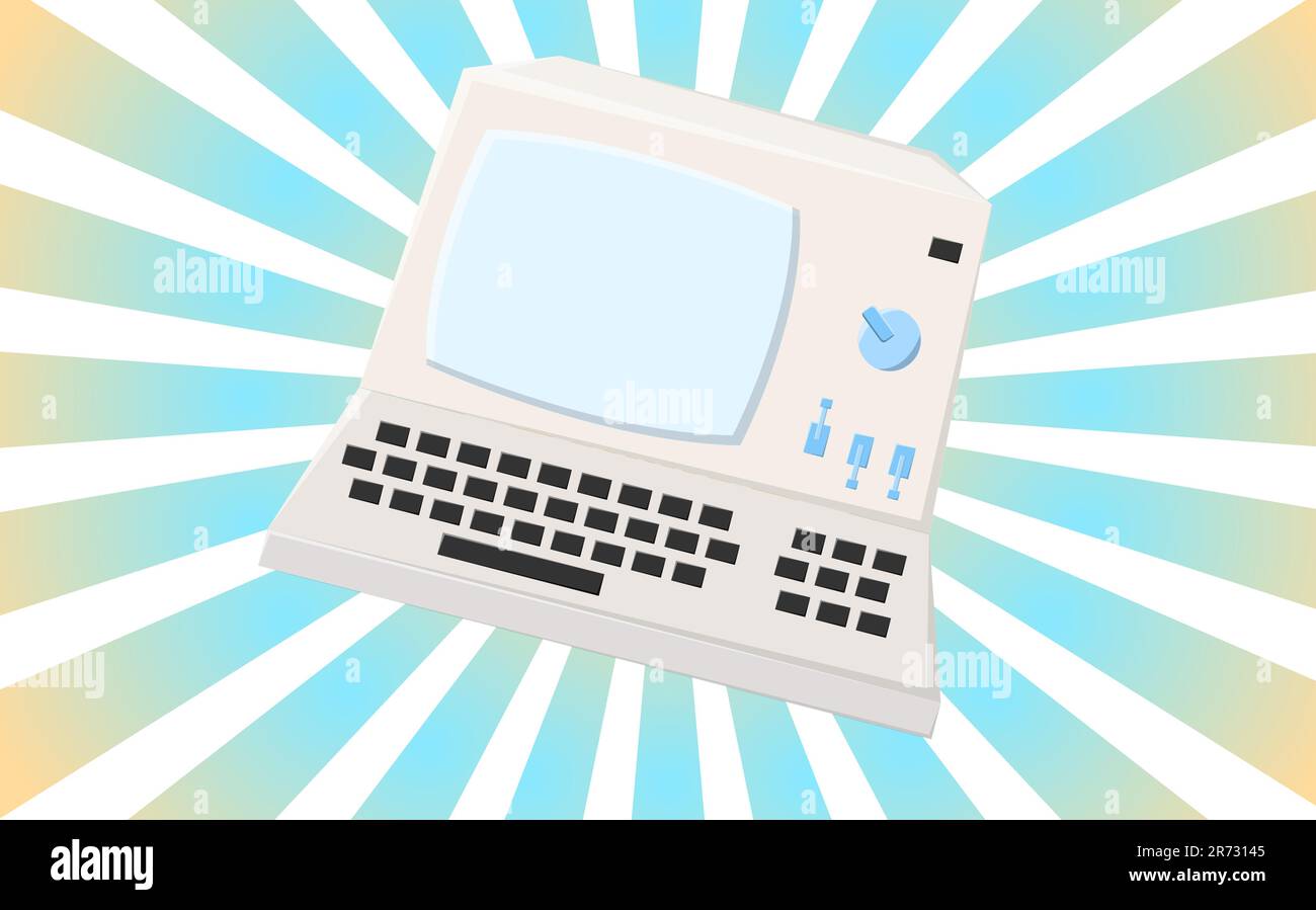 1980s keyboard Stock Vector Images - Alamy
