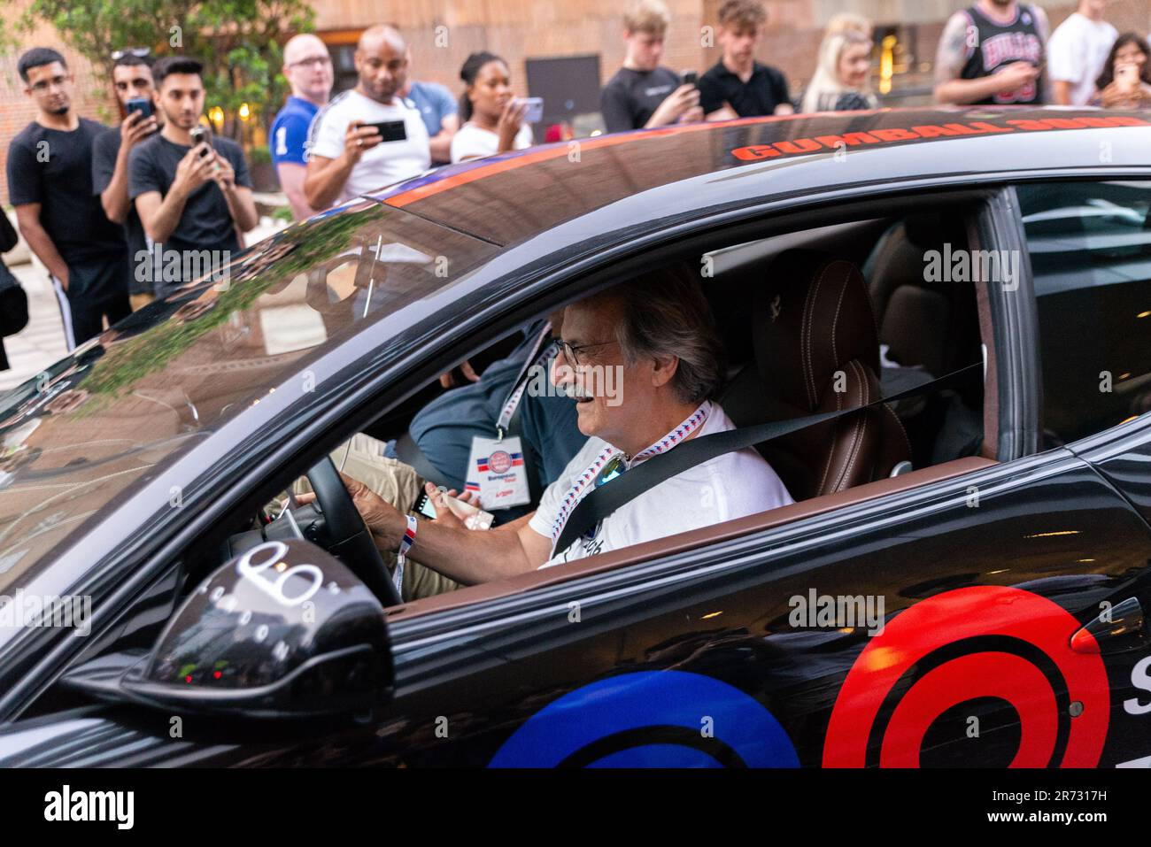 Gumball 3000 supercar rally visiting the redeveloped Battersea Power ...