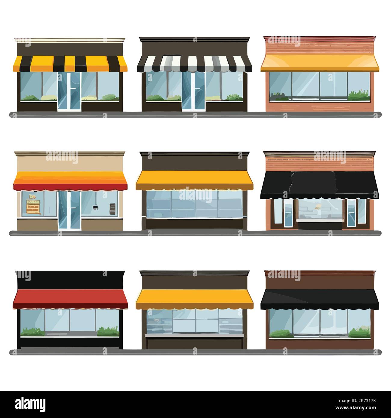 Store building isolated hi-res stock photography and images - Alamy