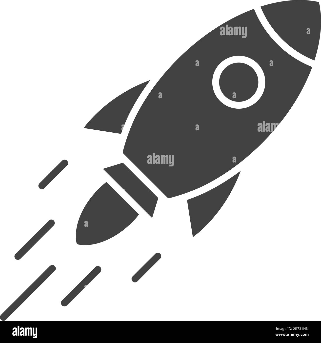 Rocket icon vector image Stock Vector Image & Art - Alamy